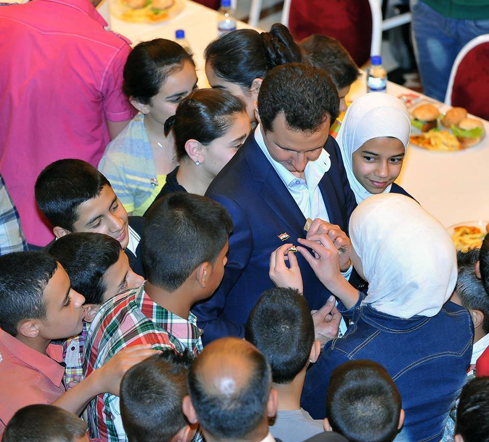 30 Photos- President Bashar al-Assad received Tuesday sons and ...