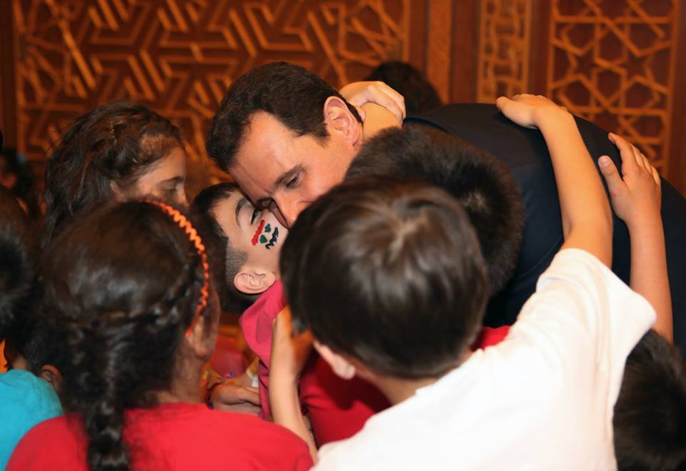 30 Photos- President Bashar al-Assad received Tuesday sons and ...