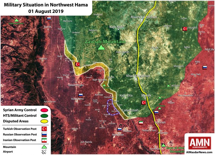 Syrian Army keeps rolling in northern Hama as militant defenses ...