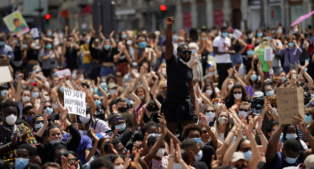 Global protests continue in solidarity with US anti-racist movement ...